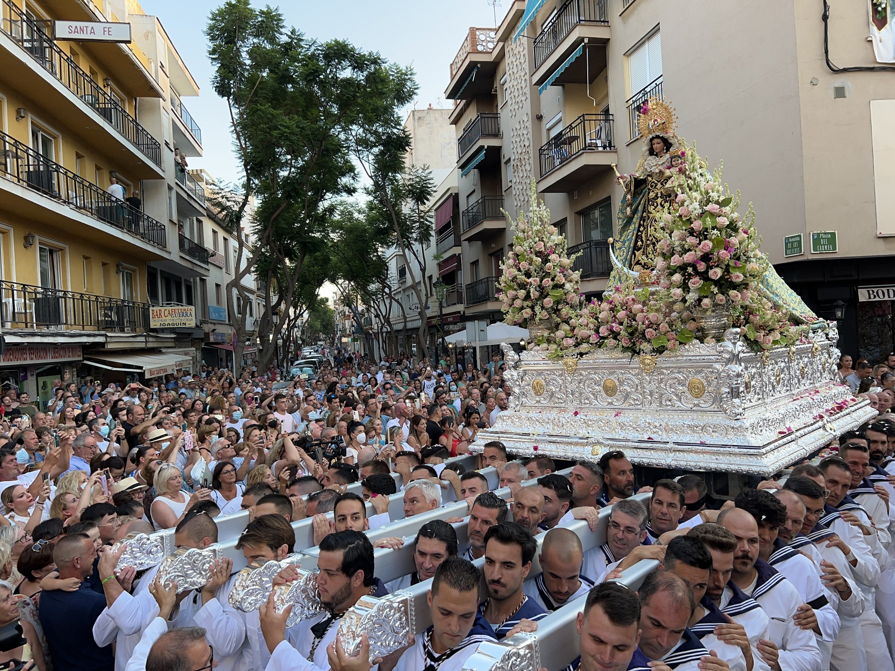 La Procesión de la Virgen del Carmen de Los Boliches, declarada Fiesta ...